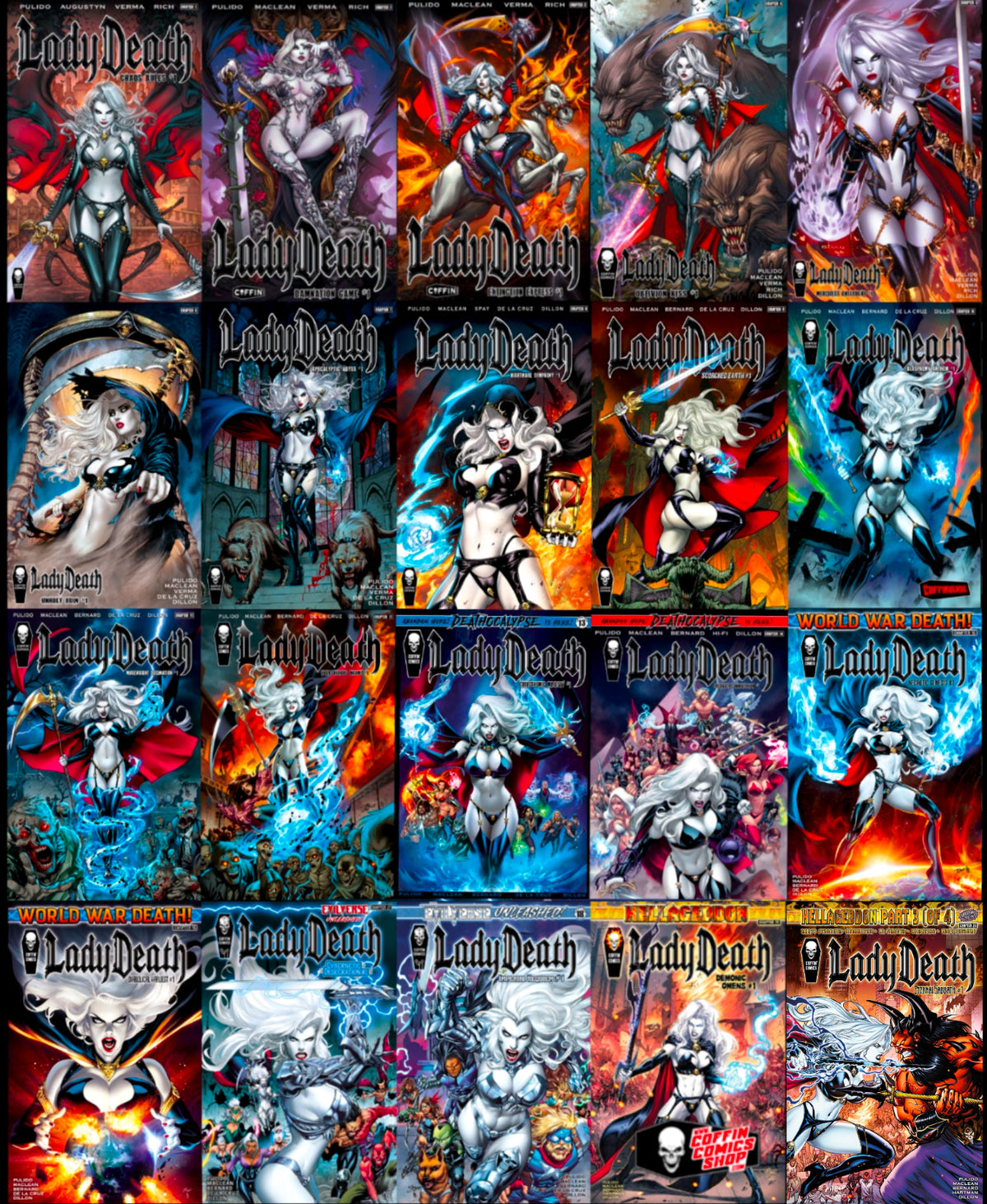 Lady Death Digital Premiere Bundle — CoffinComicsShop.com