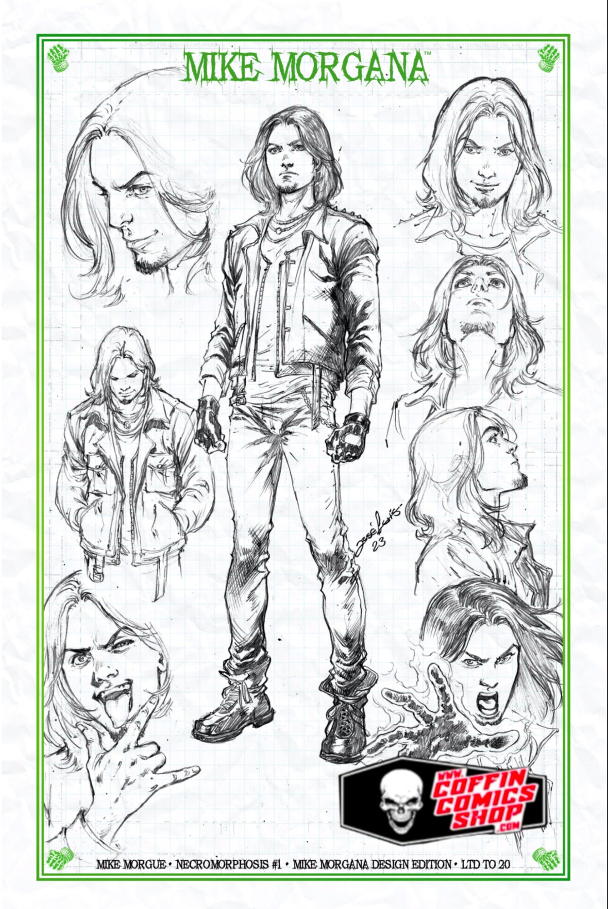 Mike Morgue: Necromorphosis #1 - Mike Morgana Design Edition ...