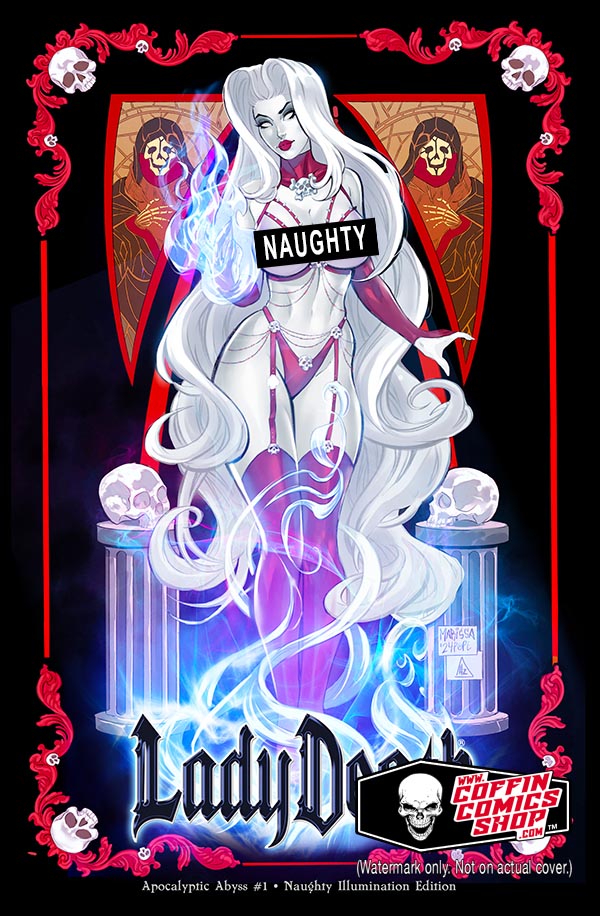 Lady Death: Apocalyptic Abyss #1 - Naughty Illumination Edition — CoffinComicsShop.com
