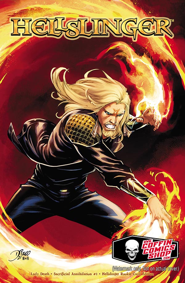 Lady Death: Sacrificial Annihilation #1 - Hellslinger Rookie Card Edit ...