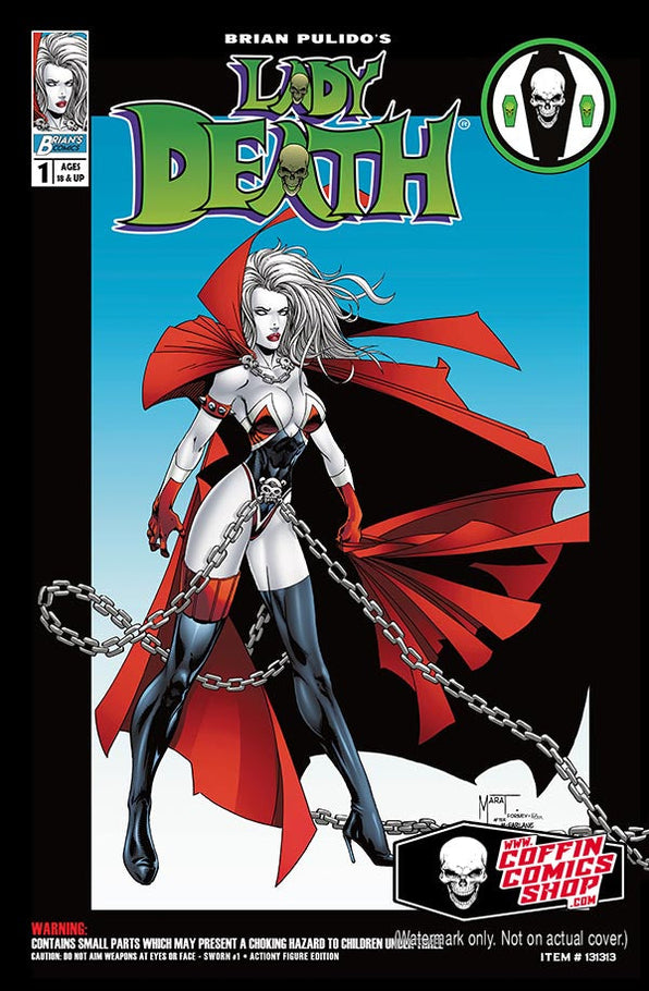 Lady Death: Sworn #1 - Actiony Figure Edition (LOW #6) - Catacomb 12/2 ...