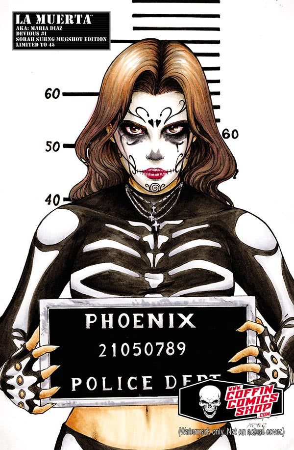 La Muerta: Devious #1 - Sorah Suhng Mugshot Edition — CoffinComicsShop.com