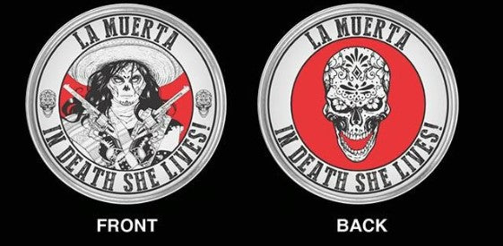 La Muerta Challenge Coin — CoffinComicsShop.com