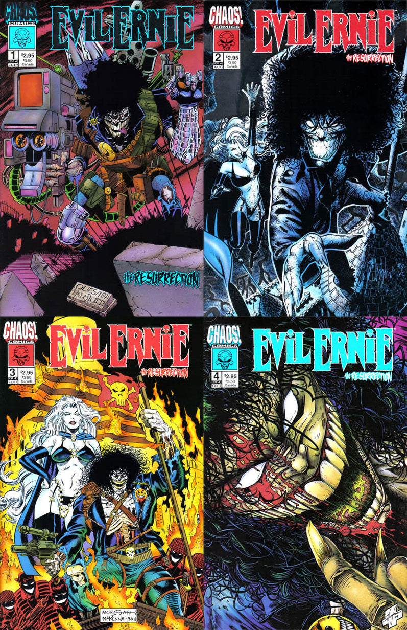 Evil Ernie: The Resurrection 4-book Set - Pulido Signed (Tomb Treasure ...