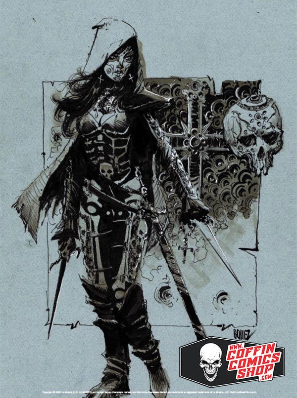 La Muerta: Infinityverse Medieval 9x12” Mini Print — CoffinComicsShop.com