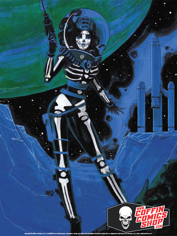 La Muerta: Infinityverse Space Case 9x12” Mini Print - Pulido Signed — CoffinComicsShop.com