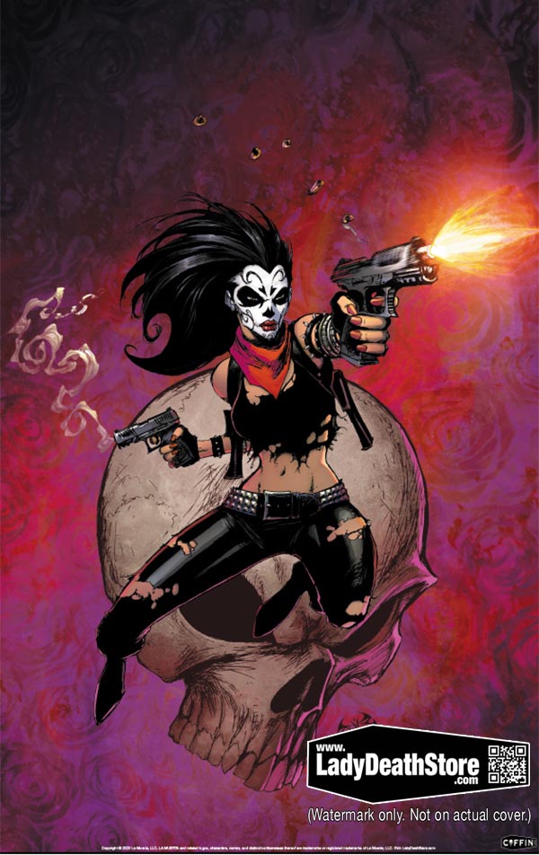 La Muerta: Joe Benitez Legend 11x17" Print — CoffinComicsShop.com